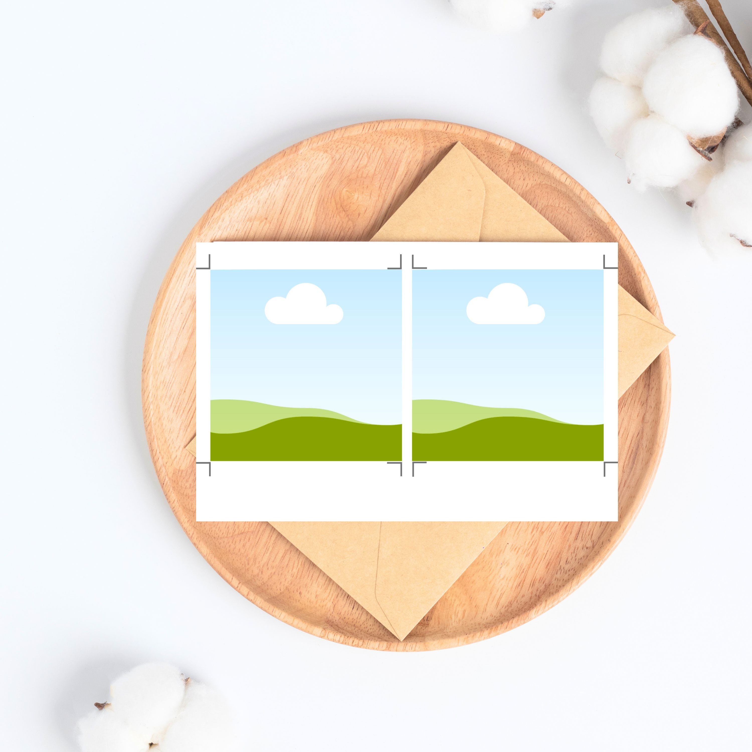 5x5 Square Tag Template, Custom Canva Label Frame, Blank Drag and Drop ...