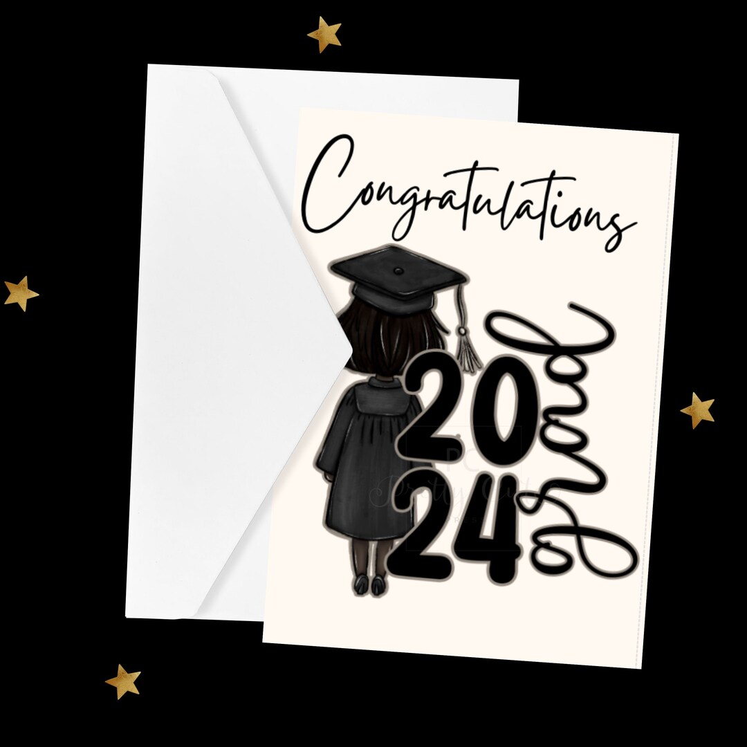 Graduation Card Printable for 2024 High School and College Graduates ...