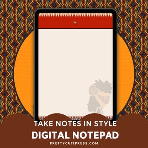Digital Note Pad, Hyperlinked Notebook, Monthly Notes Keeper, PDF ...