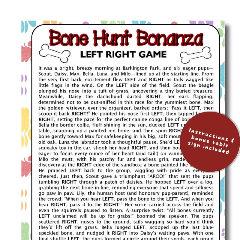 Bone Scavenger Hunt - Etsy Canada