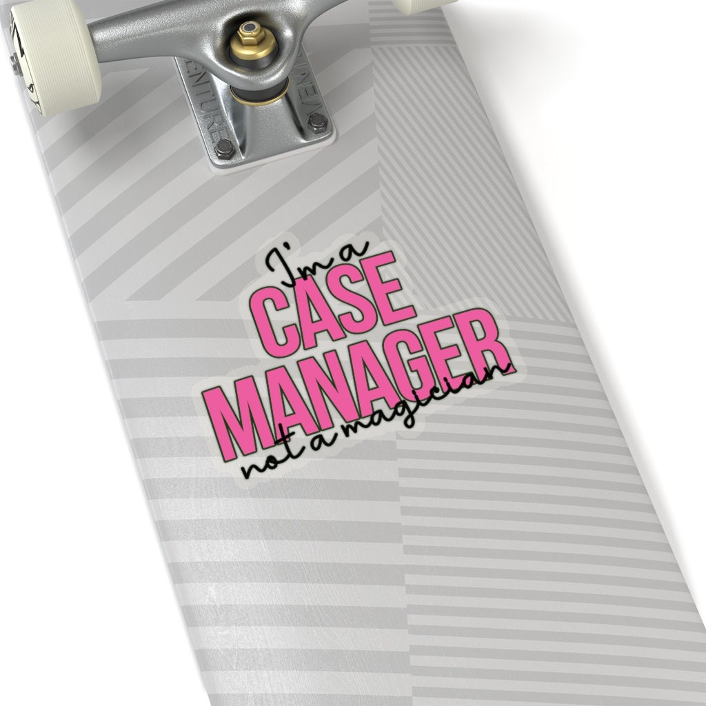Funny Case Manager Sticker, Nurse Stickers for Laptop, Staff ...