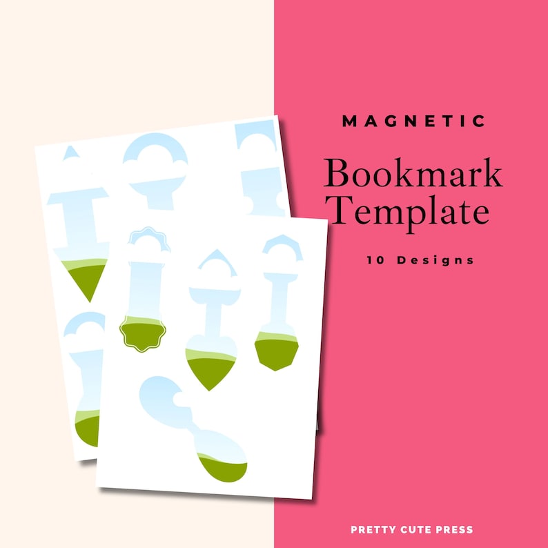 Magnetic Bookmark Sublimation Template PNG | Make Your Own Canva ...