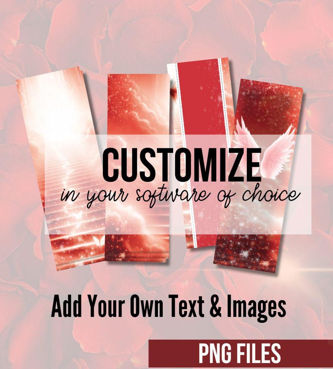 Red Funeral Memorial Background PNG for Custom Printable Celebration of ...