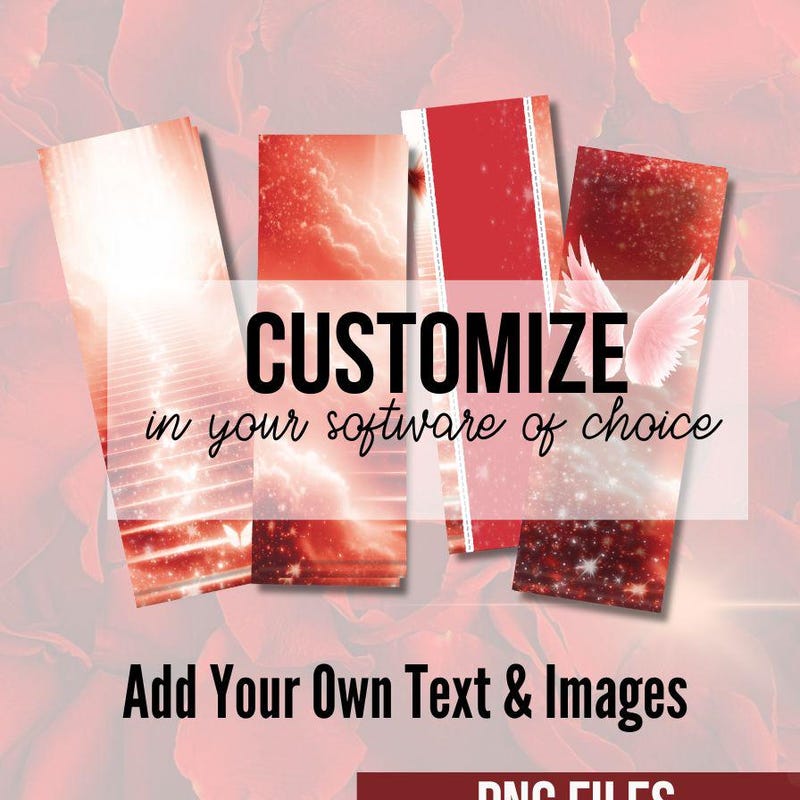 Red Heavenly Background - Etsy