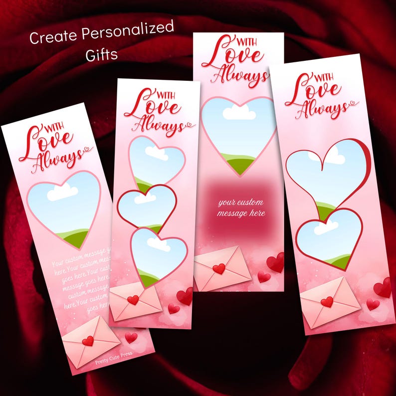 Personalized Photo Bookmark Canva Template - Easily Create Custom ...