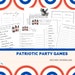 Fourth of July Printable Games Bundle Independence Day Family Friendly ...