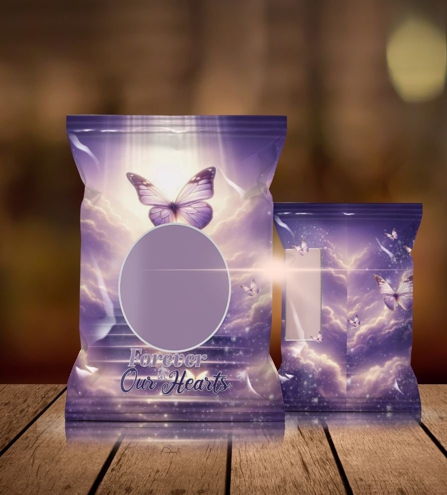 Chip Bag Wrapper Editable Funeral or Celebration of Life Printable ...