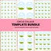 3" Round Circle Template Custom Canva Frame DIY Blank Collage Sheet for ...