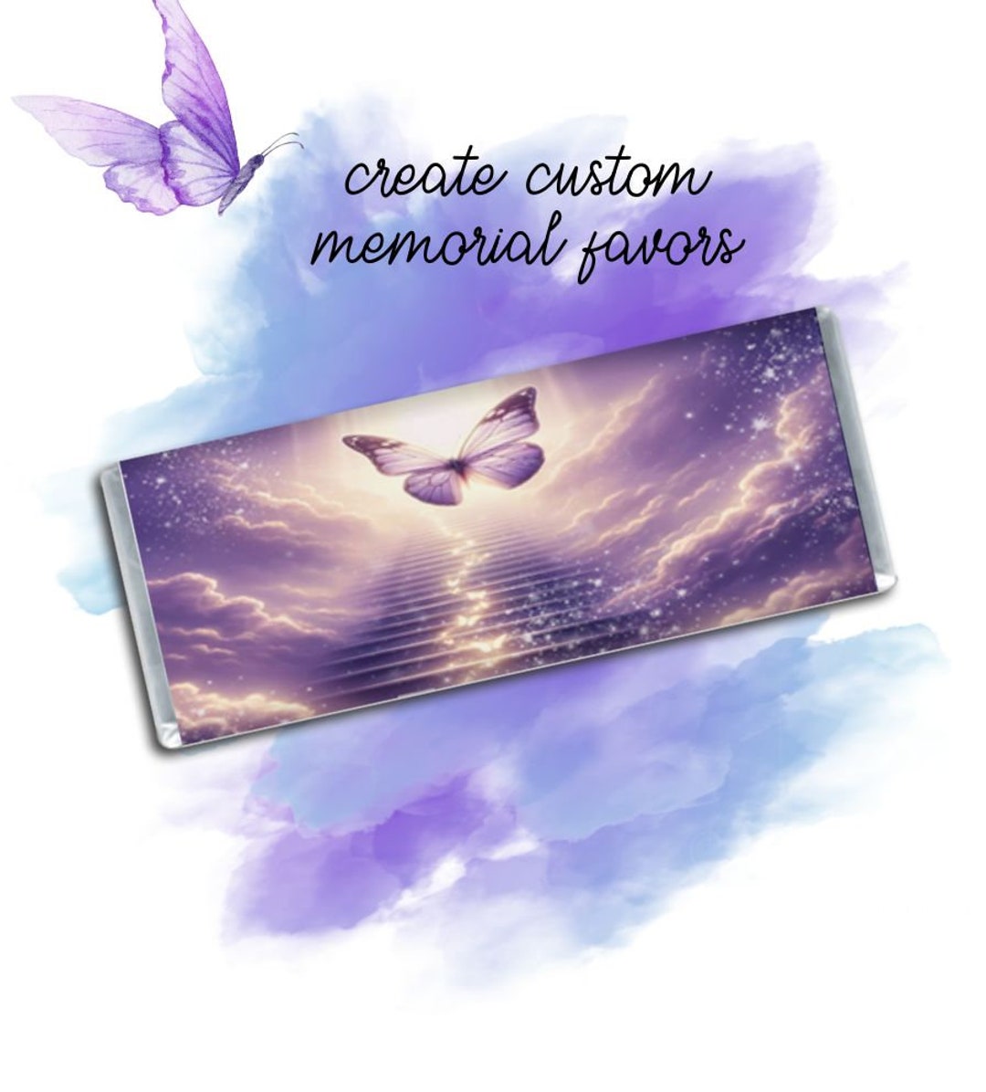 Candy Bar Wrapper Editable Funeral or Celebration of Life Printable ...