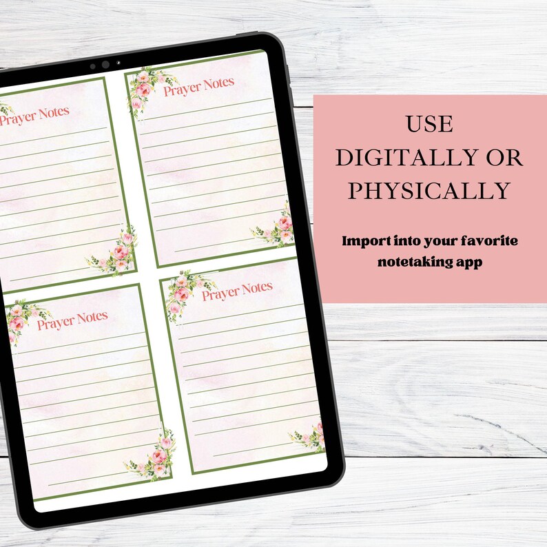 Prayer Request Cards Printable Encouragement Notes | Bloom & Believe ...