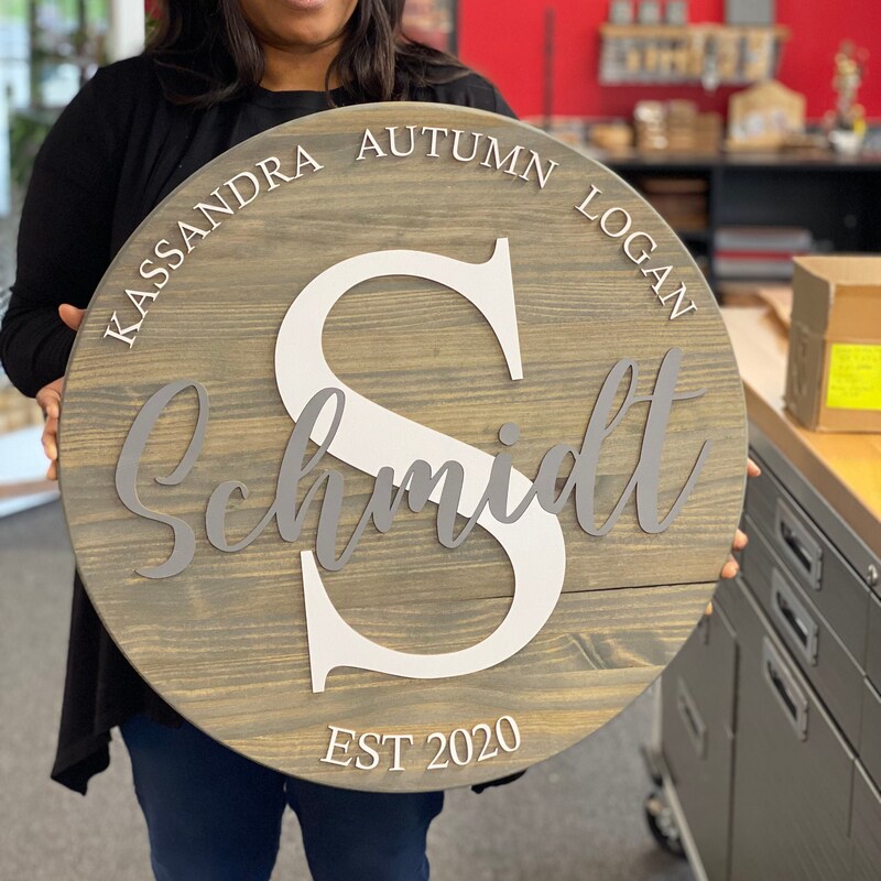 Wood Round Signs - Etsy