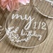 Baby Monthly Milestone Acrylic Cutouts Baby Shower Gift - Etsy