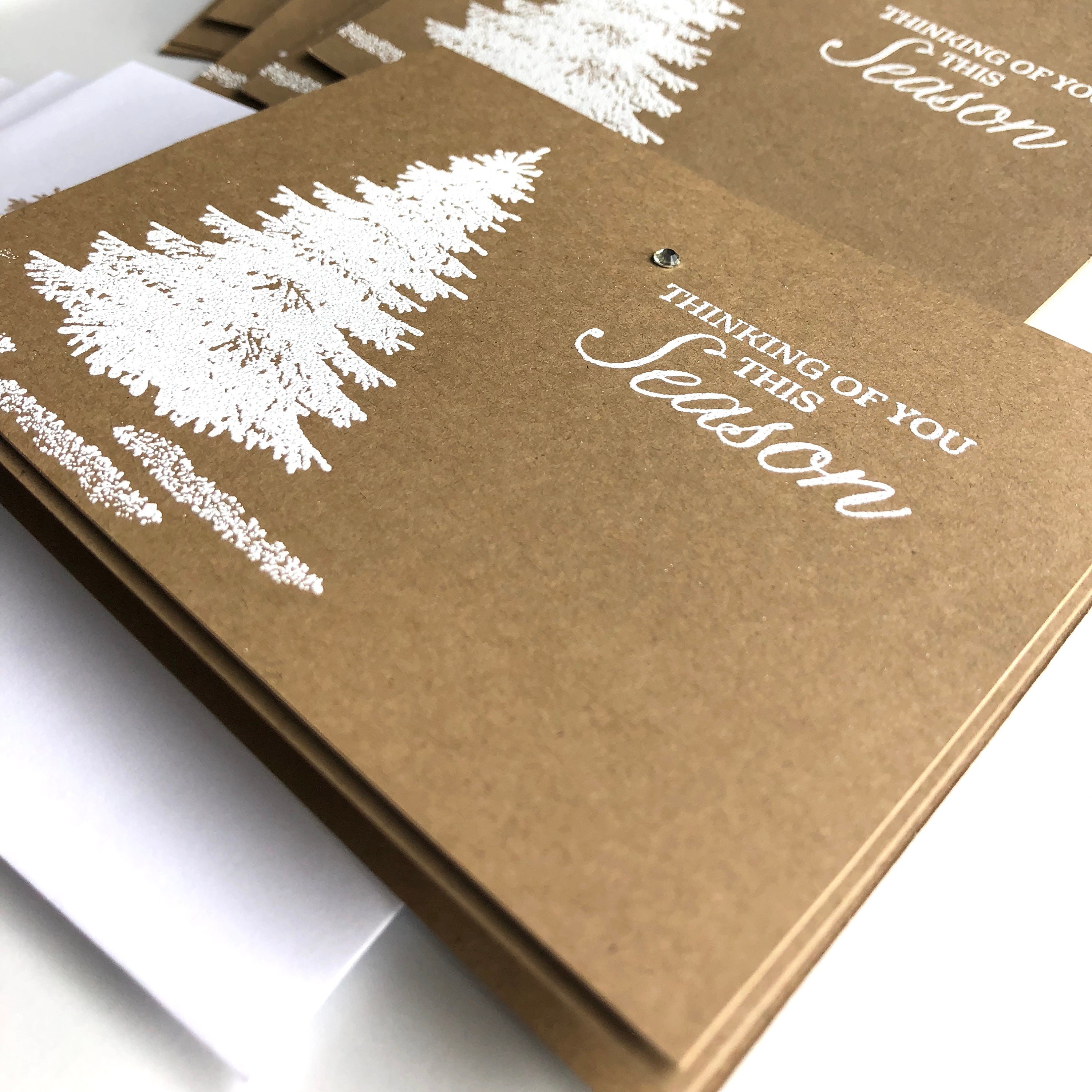 DIY Card Kit | Handmade Card Kit |stamped Card Kit | Christmas Card Kit ...