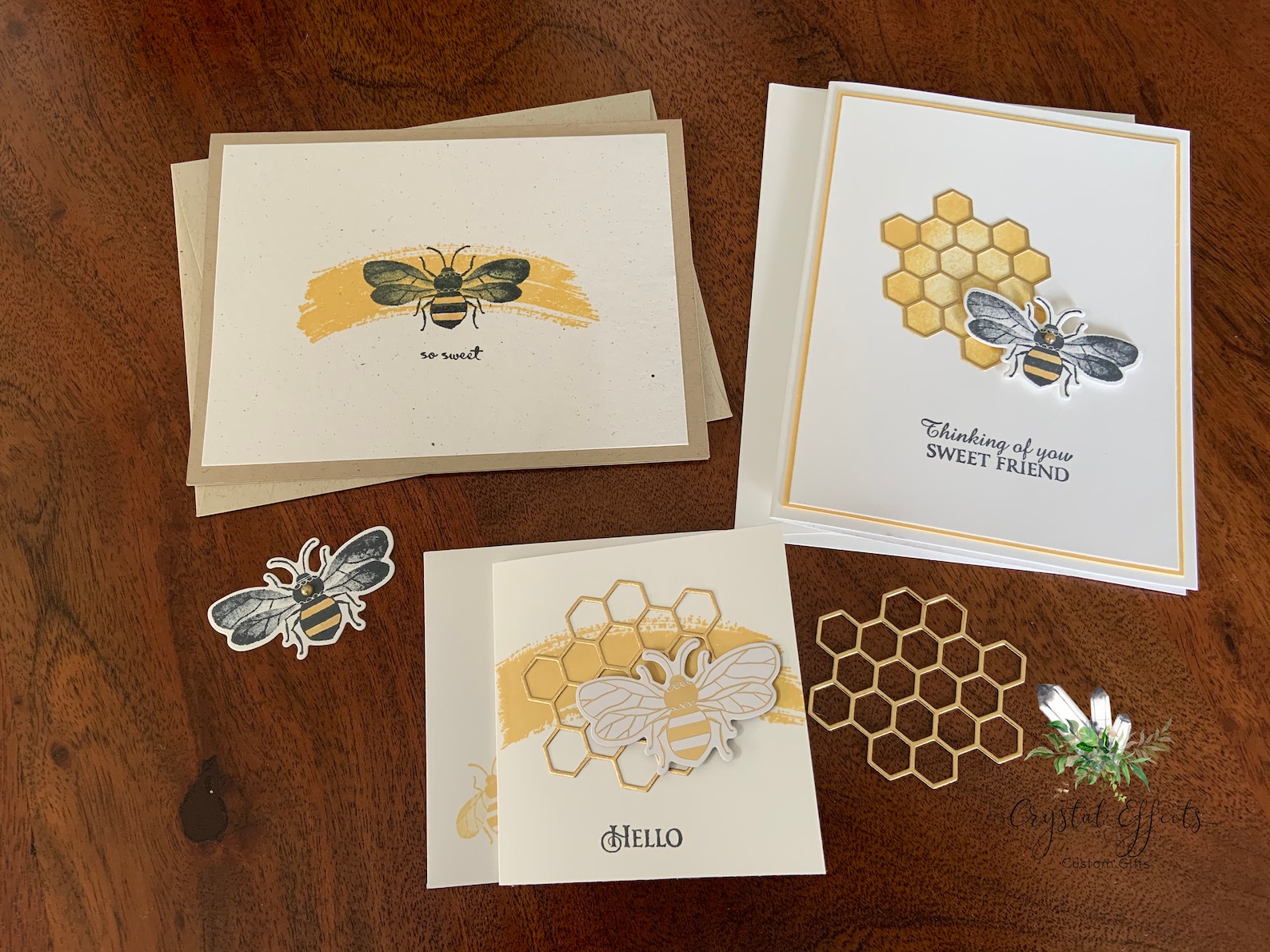 DIY Card Kit | Handmade Card Kit | Stampin Up! Kit | Floral Card Kit ...