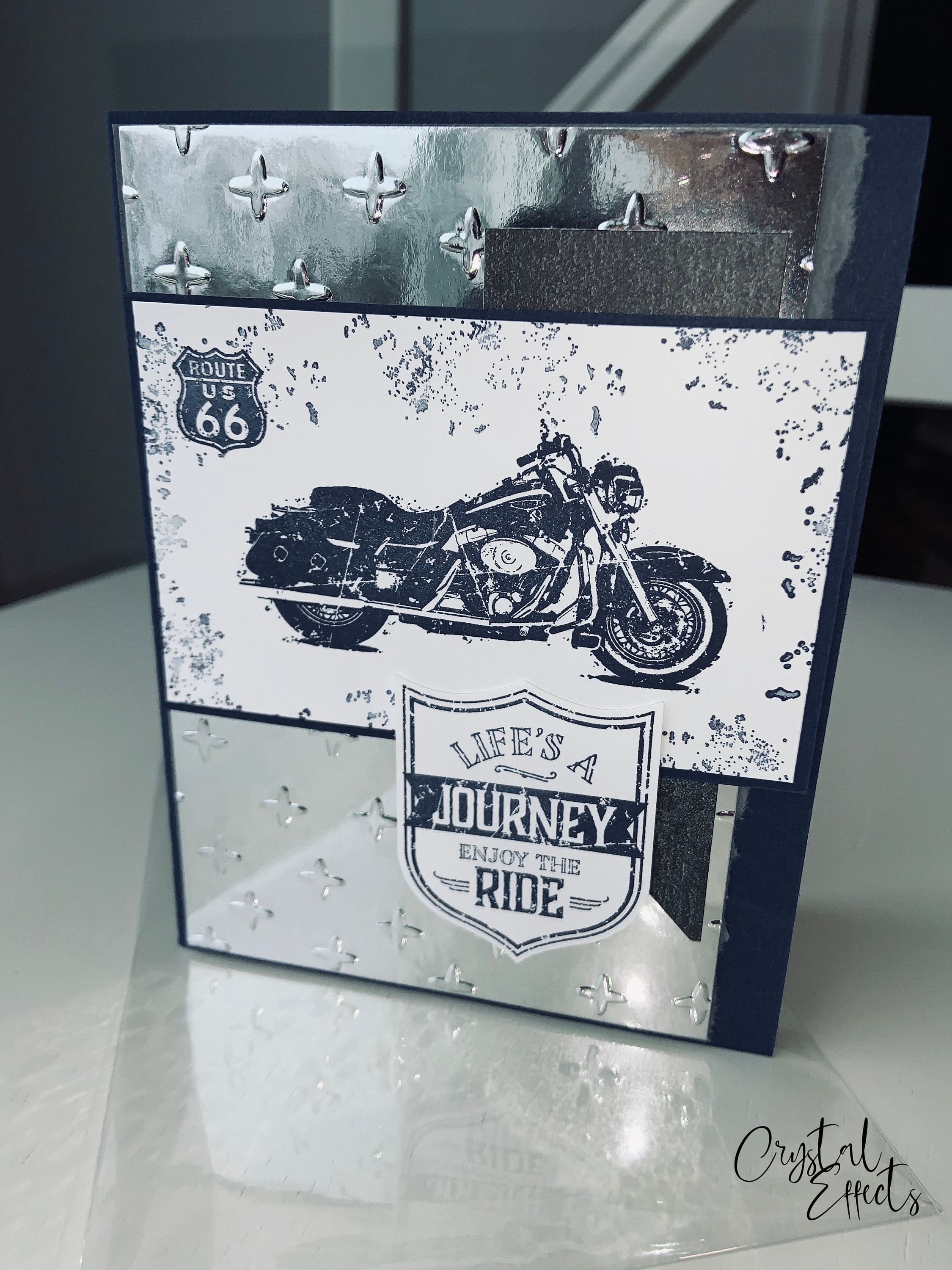 Stampin Up Motorcycle Stamp