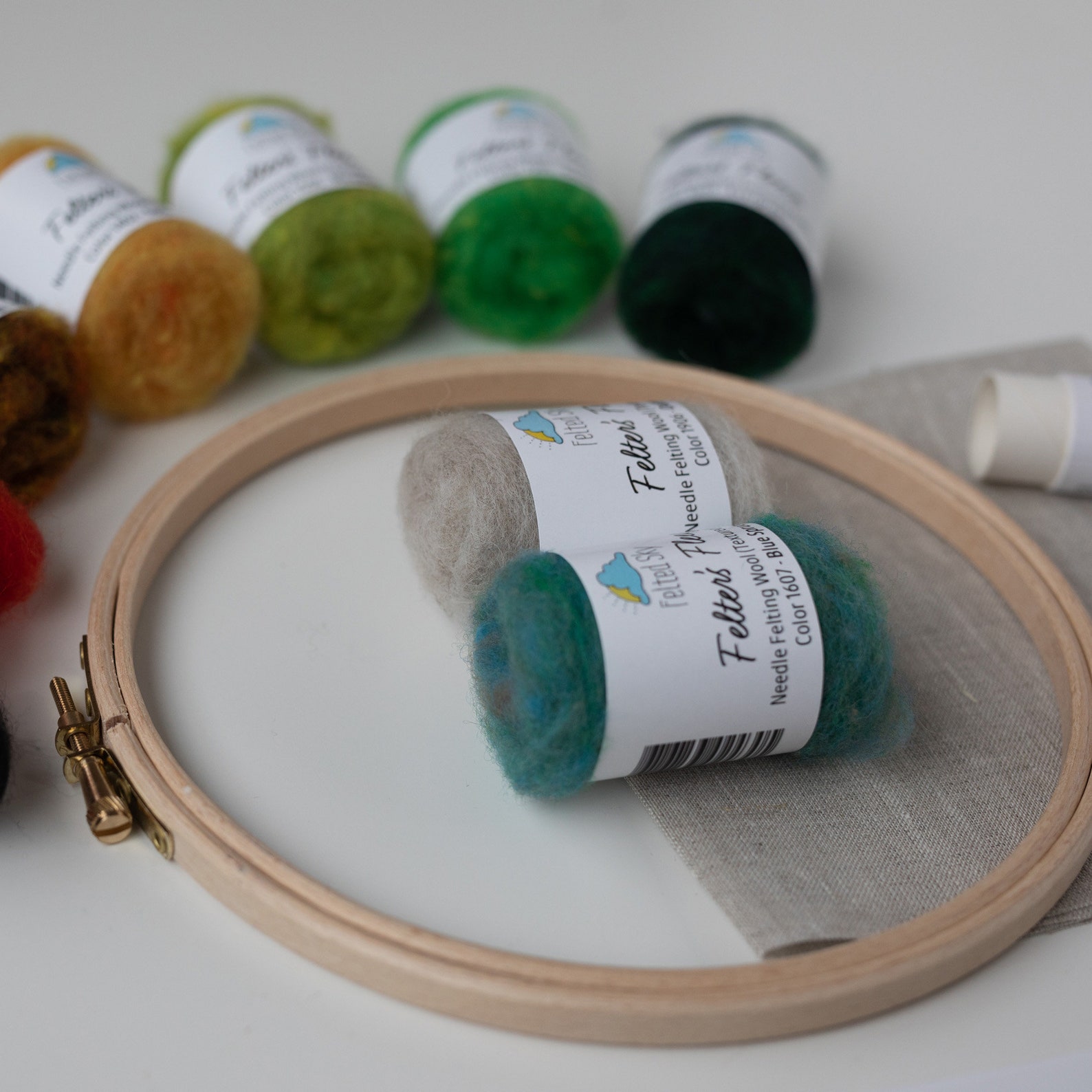 Fall Foliage Needle Felting Kit Beginner Friendly Includes | Etsy