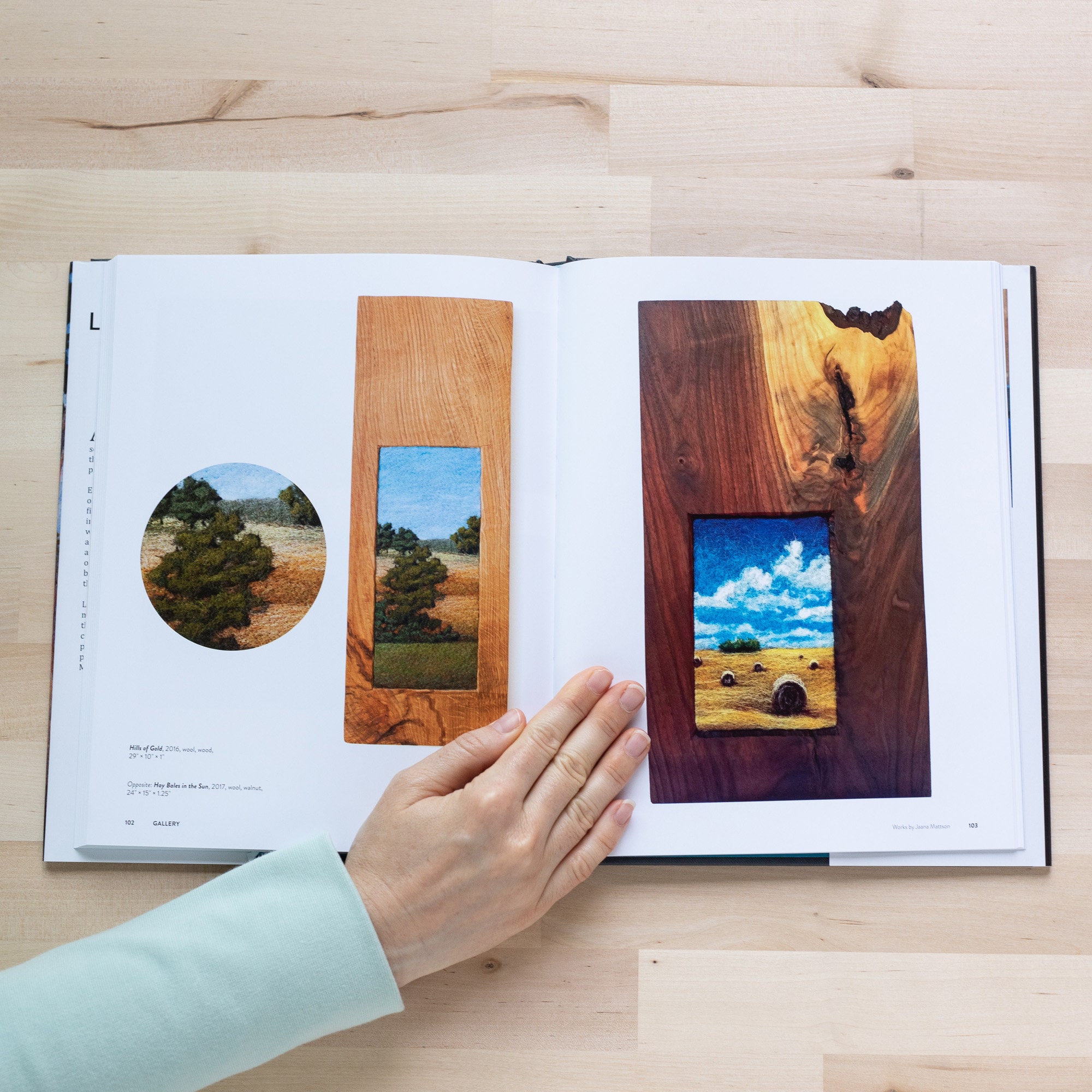 Landscapes in Wool: the Art of Needle Felting - Hardcover Book by Jaana ...