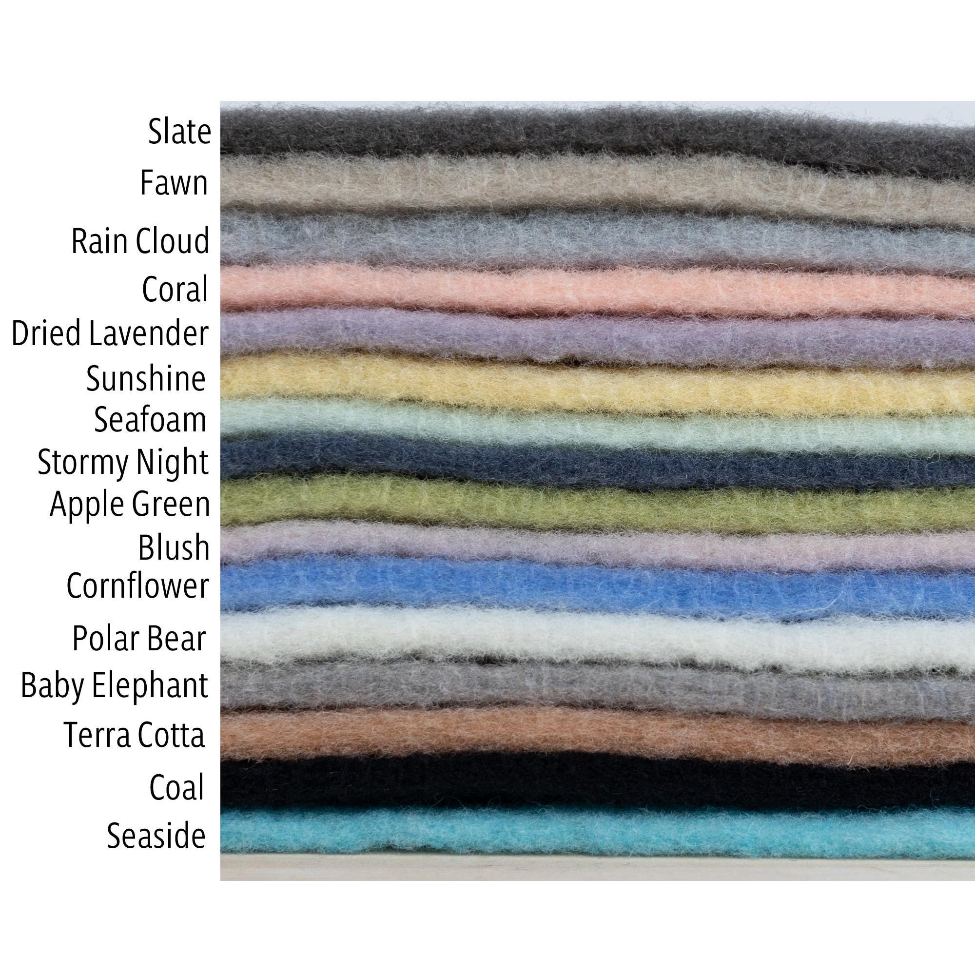 Wool Prefelt for Needle Felting - Felter's Canvas - 12 In. X 12 In ...