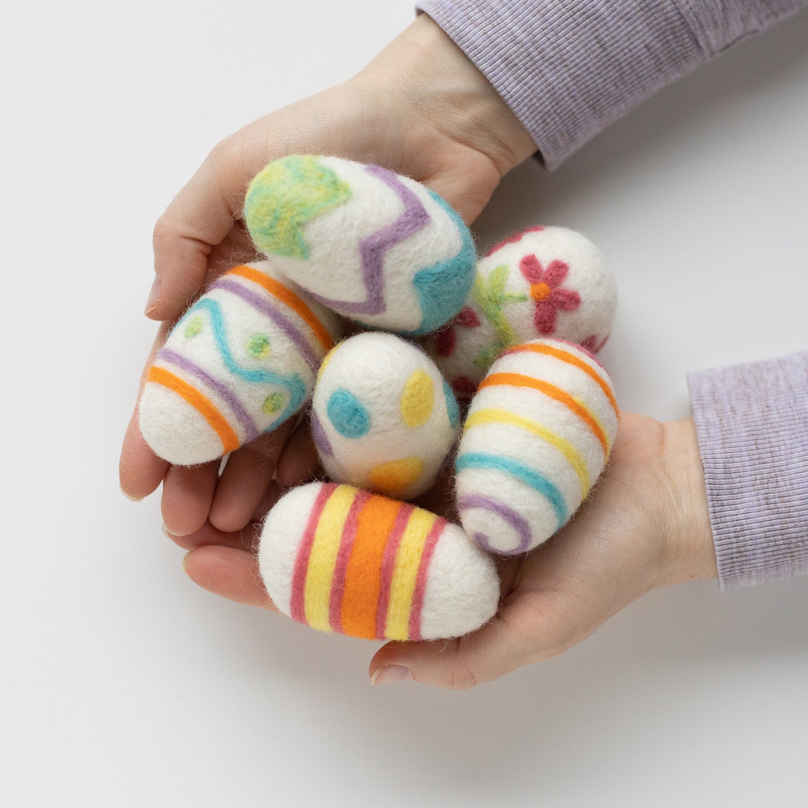 Easter Eggs Needle Felting Kit - Beginner Friendly - Includes Video ...