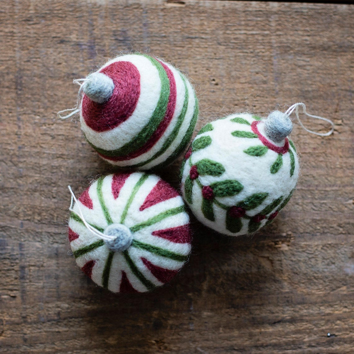 Christmas Ornaments Needle Felting Tutorial - PDF Pattern - Instant ...