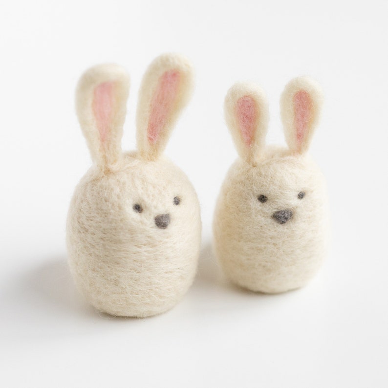 Bunny Friends Mini Needle Felting Kit - Easter or Spring DIY Craft Gift ...
