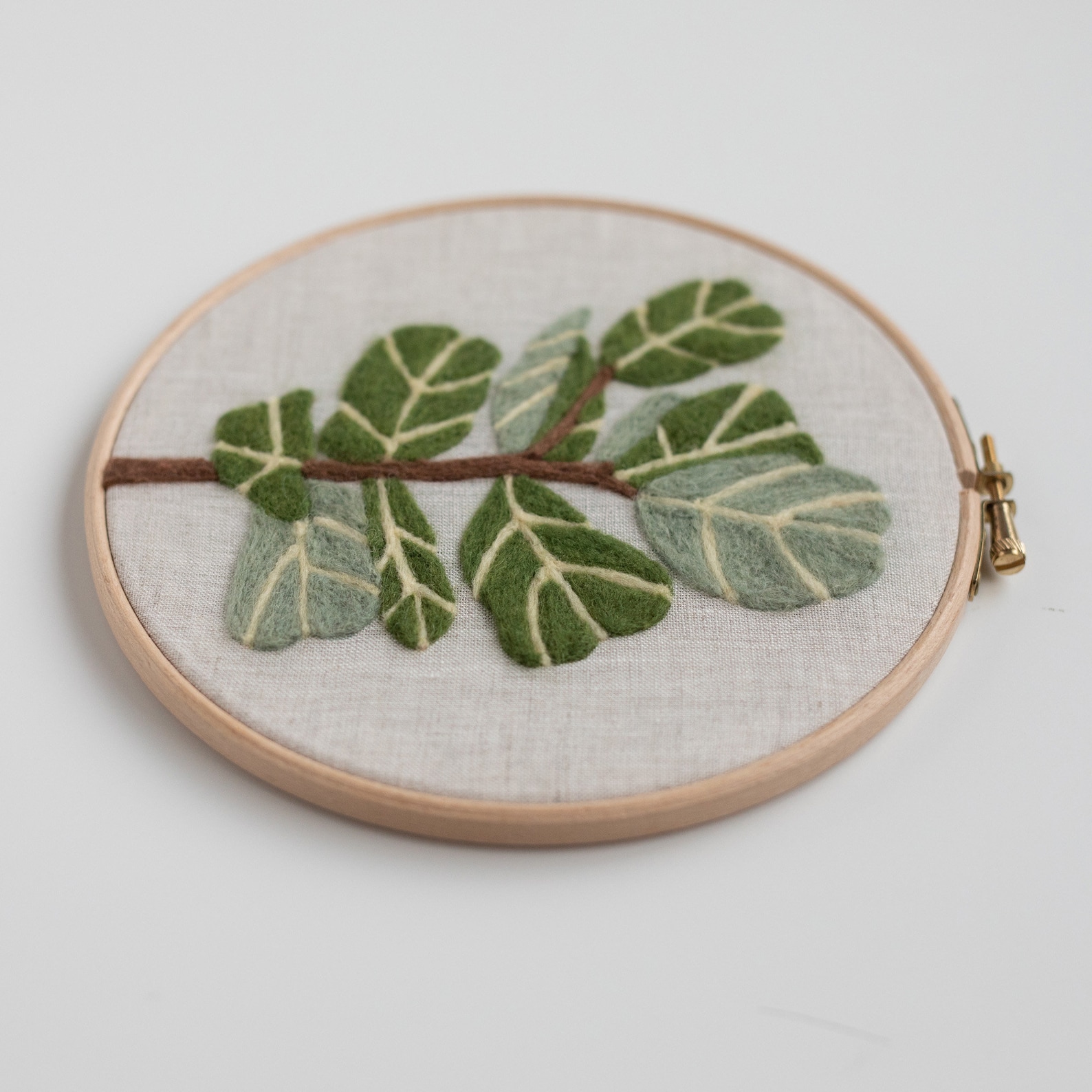 Fiddle-leaf Fig Needle Felting Kit - Beginner Friendly - Coloring With ...