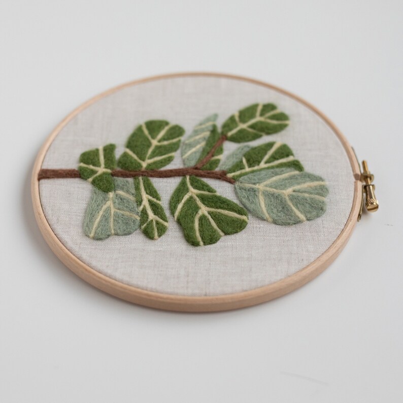 Fiddle-leaf Fig Needle Felting Kit Beginner Friendly - Etsy