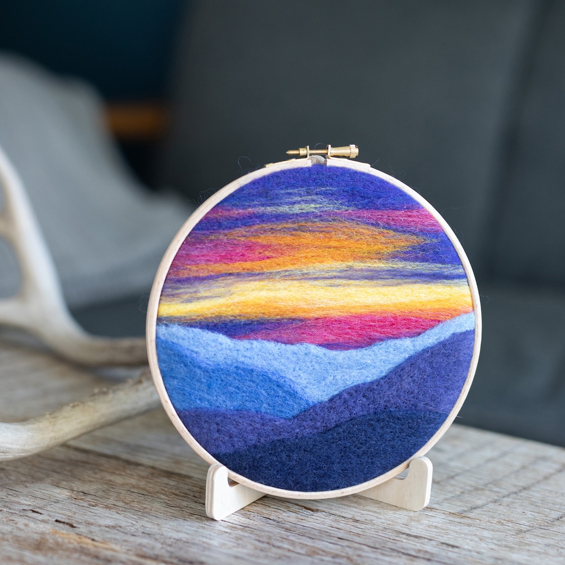Mountain Sunset Needle Felting Tutorial PDF Pattern - Etsy