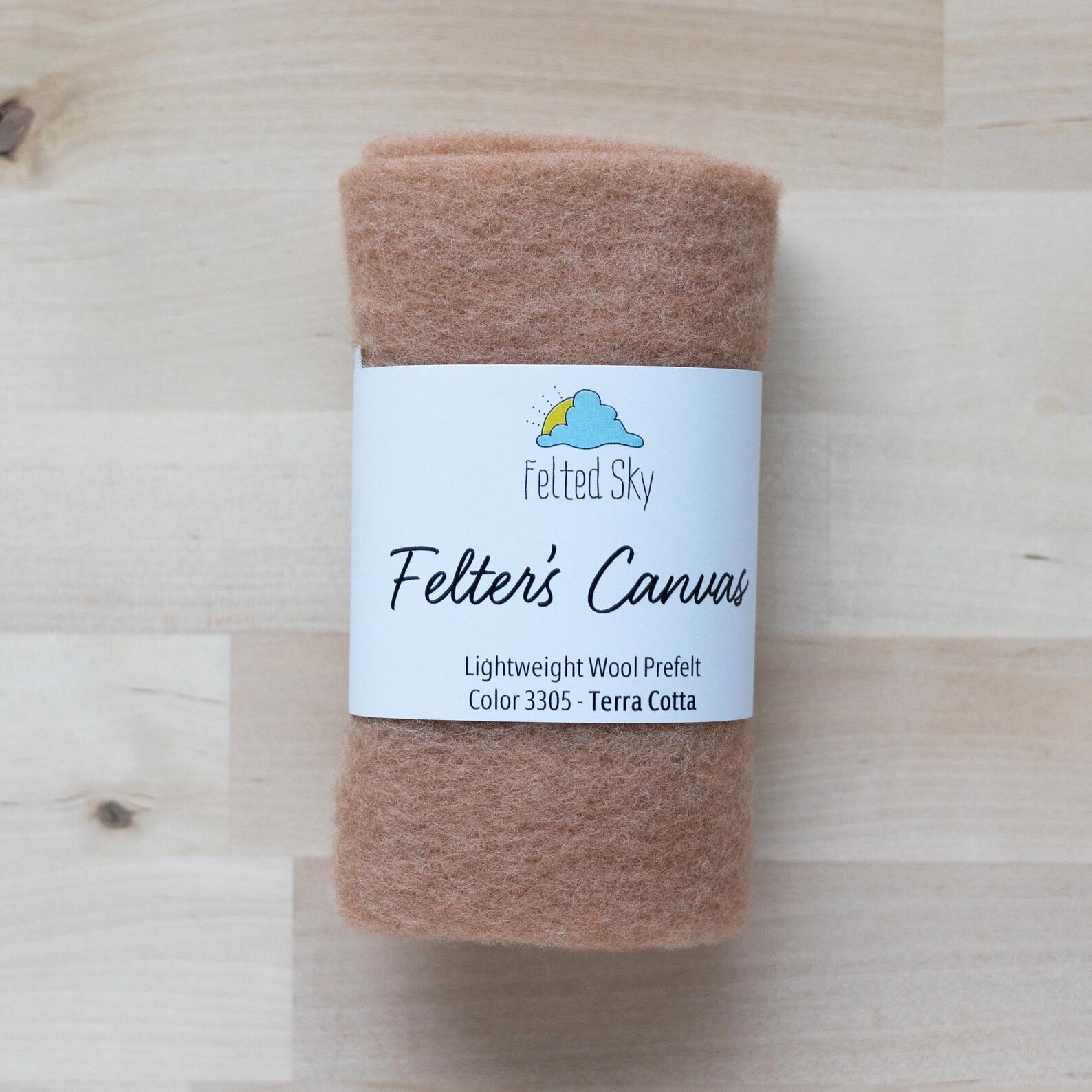 Wool Prefelt for Needle Felting - Felter's Canvas - 12 In. X 12 In ...