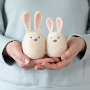 Bunny Friends Mini Needle Felting Kit - Easter or Spring DIY Craft Gift ...