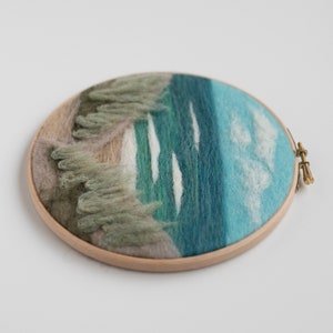 Beach View Needle Felting Kit - Beginner Friendly - Includes Video ...