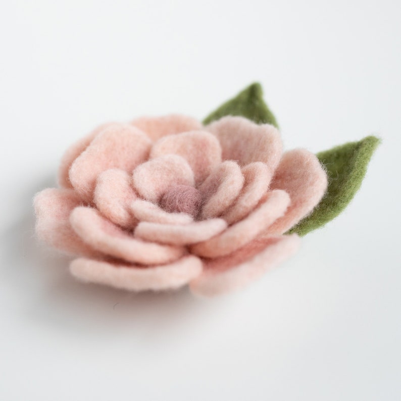 Pink Rose Mini Needle Felting Kit - Beginner Friendly With Video ...