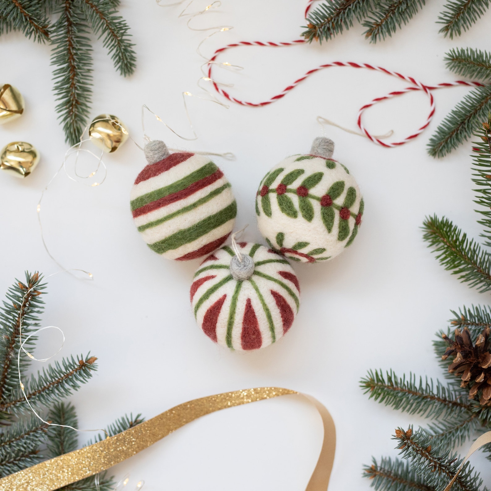 Christmas Ornaments Needle Felting Tutorial - PDF Pattern - Instant ...