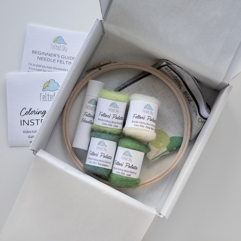 Money Plant Needle Felting Kit Beginner Friendly Coloring - Etsy