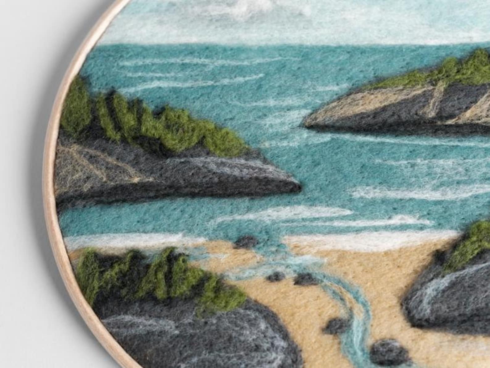 Coastal Waters Needle Felting Kit Beginner Friendly Includes Video ...