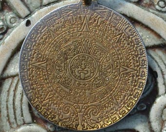 Aztec pendant | Etsy