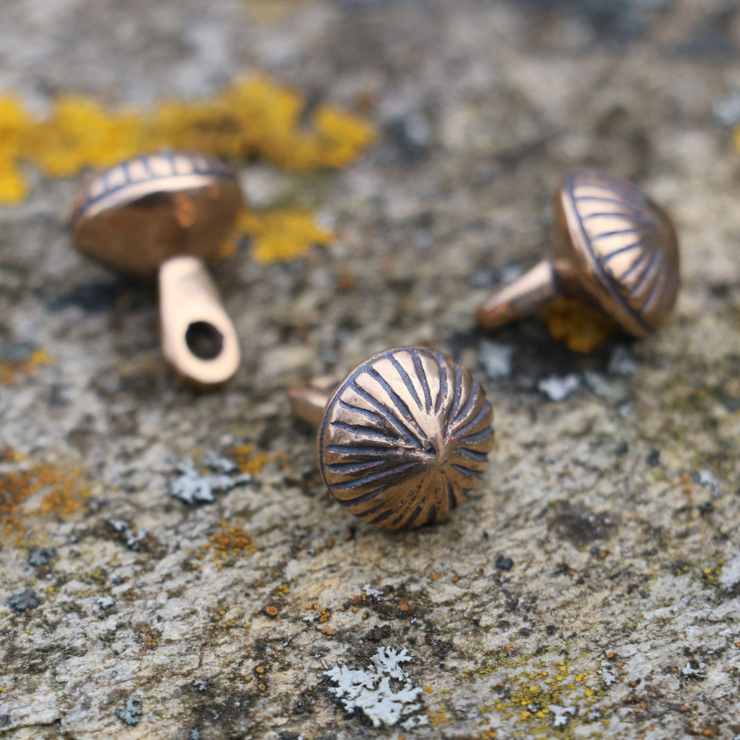 Birka VIKING BUTTON Bronze Replica Slavic Slavs Re-enactment Sca ...