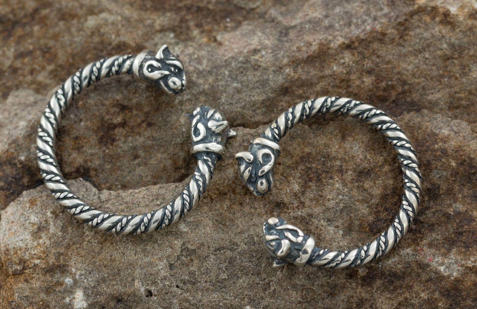 CELTIC CAT Sterling Silver Adjustable RING Celts Irish | Etsy