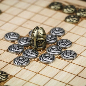 HNEFATAFL - Viking Chess Óðins Hrafnar Tafl Board Game Medieval ...