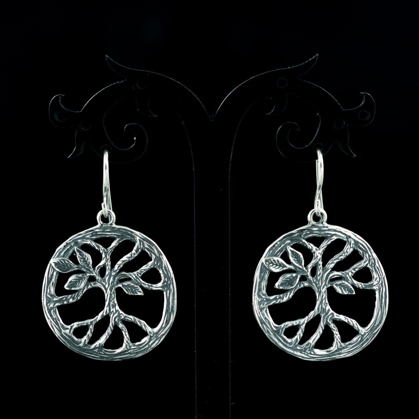 TREE of LIFE Arbor Vitae Earrings Streling Silver Jewel | Etsy