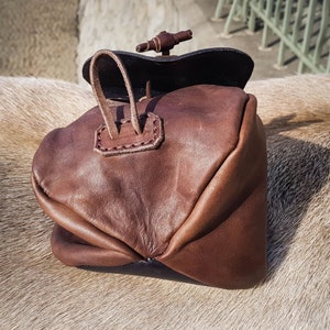 CERNUNNOS Real Leather Historical Medieval Bag Purse Pouch Celtic ...