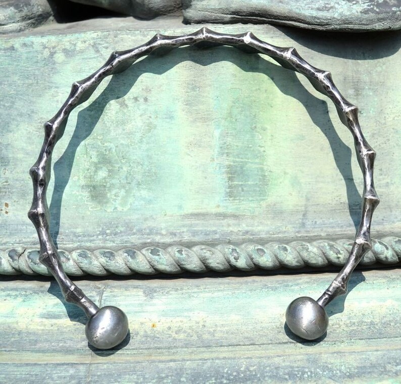 BIOINDUSTRIAL Steel Torques TORC Celtic Necklace Forged Forge - Etsy