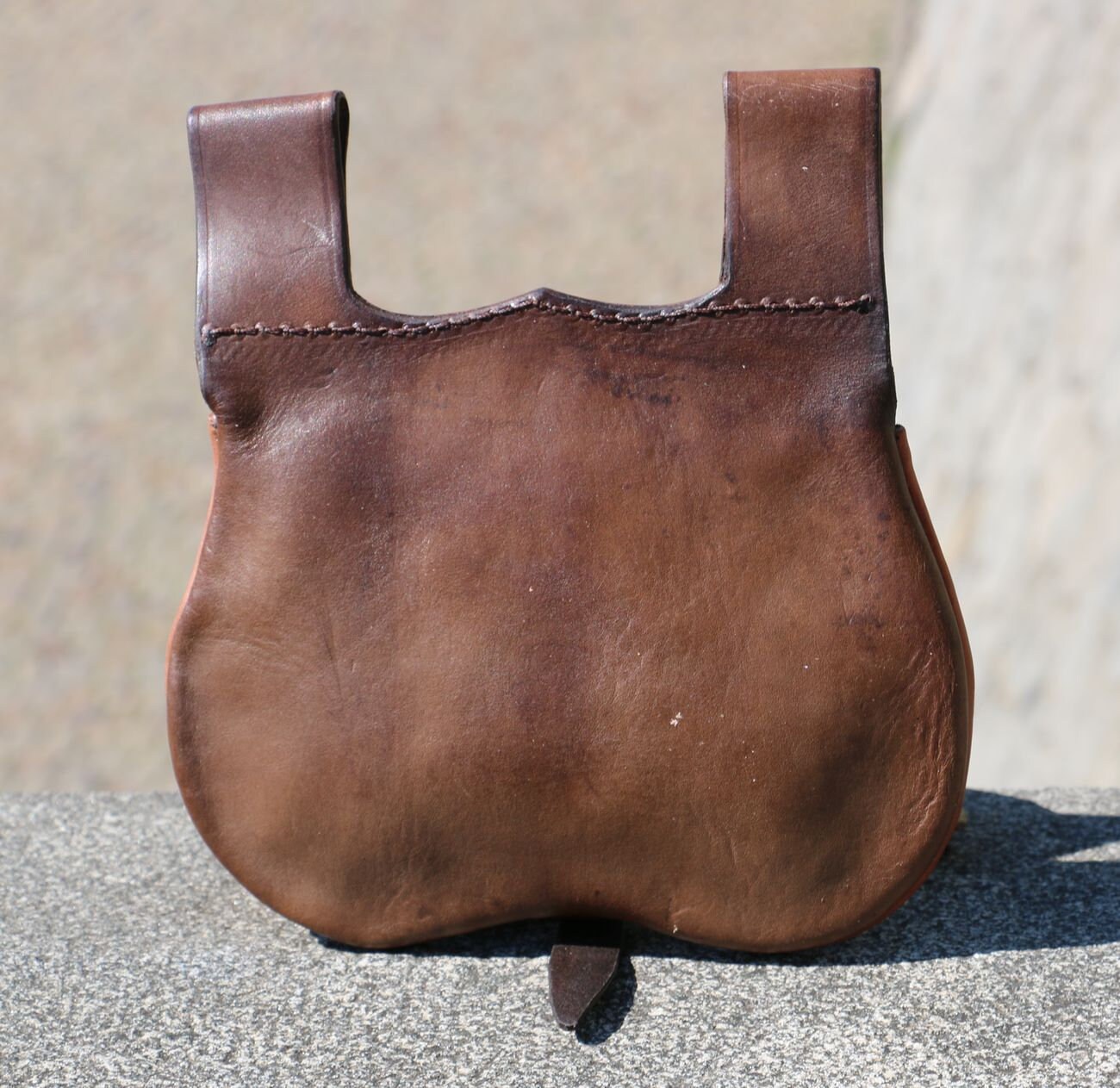 HUBERTUS Medieval LEATHER Belt BAG Pouch Middle Ages Sca | Etsy