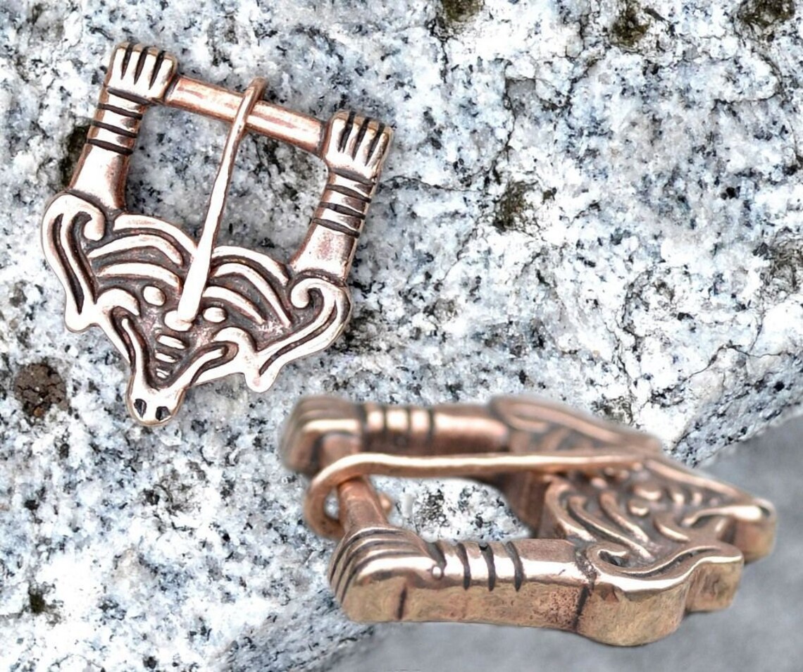 Bronze VIKING BELT BUCKLE Norway X Century - Etsy