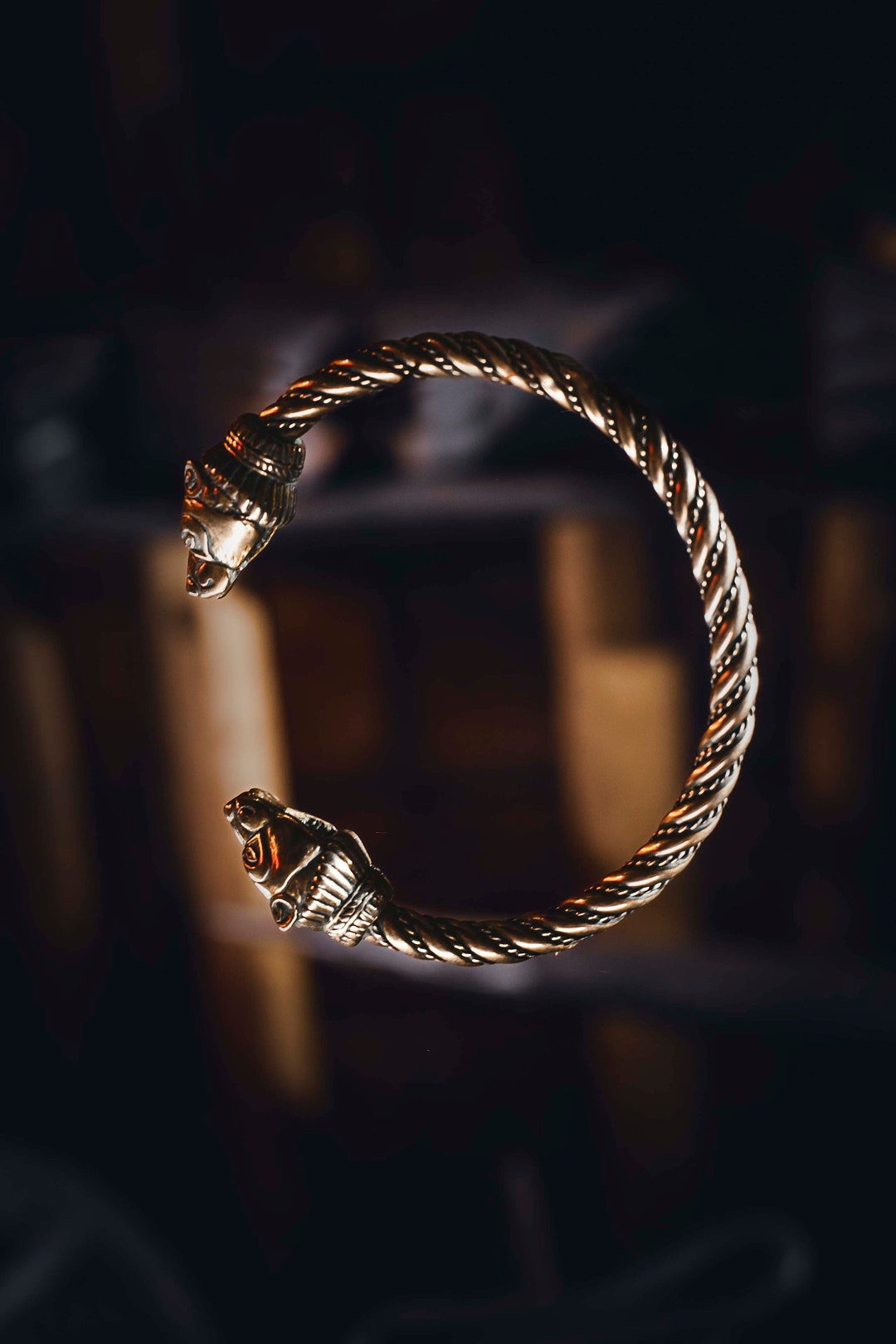 BERSERKER BEAR Bronze Bracelet Viking Jewellery Grizzly Pagan Norse ...