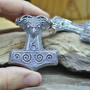 Massive Silver MJOLNIR Thor's Hammer From Sweden Scania Replica ...