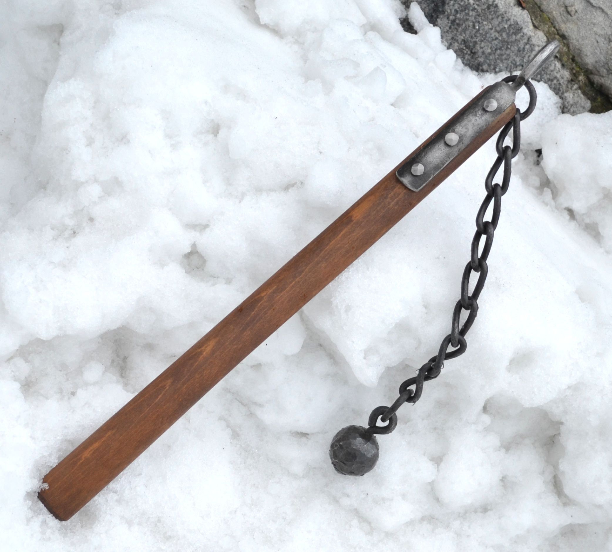 Hand Forged FLAIL Weapon Medieval Replica Middle Ages Hussite | Etsy