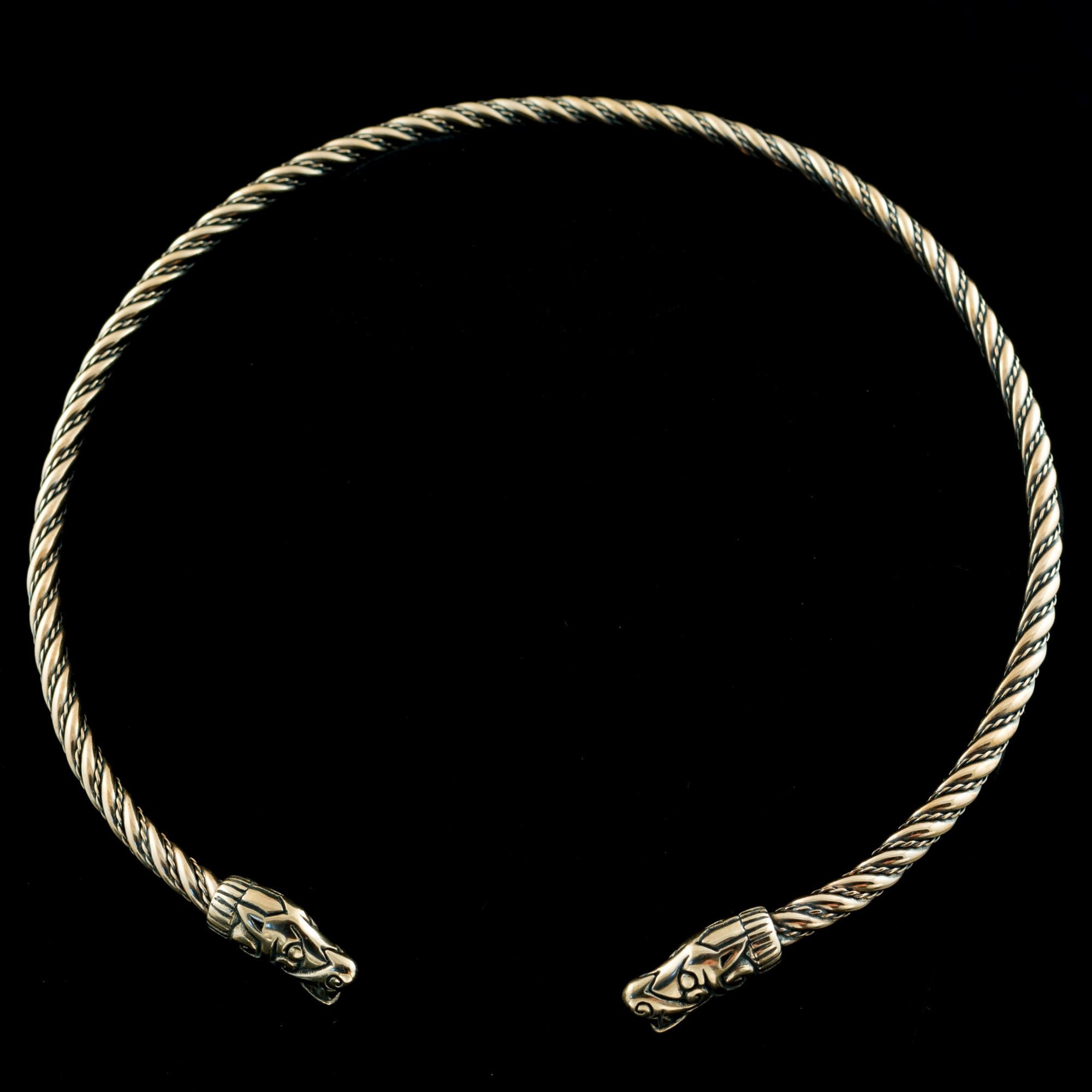BEAST From GOTLAND Viking Torques Necklace Torc Bronze - Etsy Canada