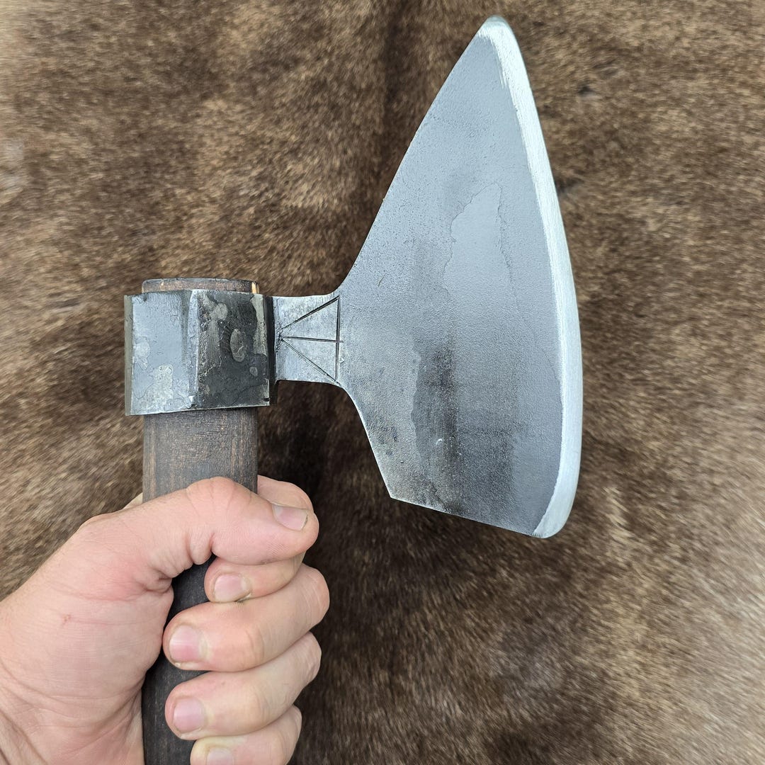 Hussite Medieval Axe Pilsen Bohemia Blunt for Re-enactment Czech Made ...