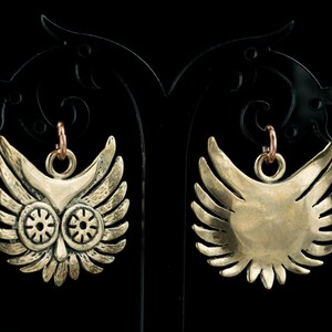 STEAMPUNK OWL PENDANT Bronze Jewelry Jewellery Jewellry Necklace Charm ...